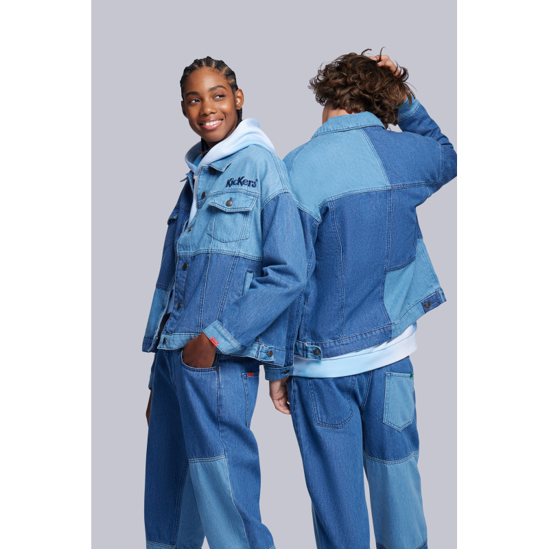 Kick Jacket - Unisex blue denim jacket - Kickers © Official Site