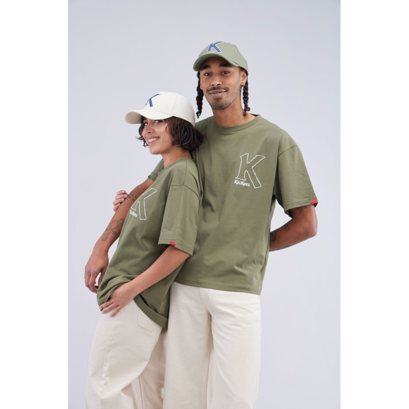 Kick TShirt - Tee-shirt kaki unisexe - Kickers © Site Officiel