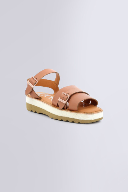 Sandales pour femme - Noir, rouge, camel ou marine - Kickers