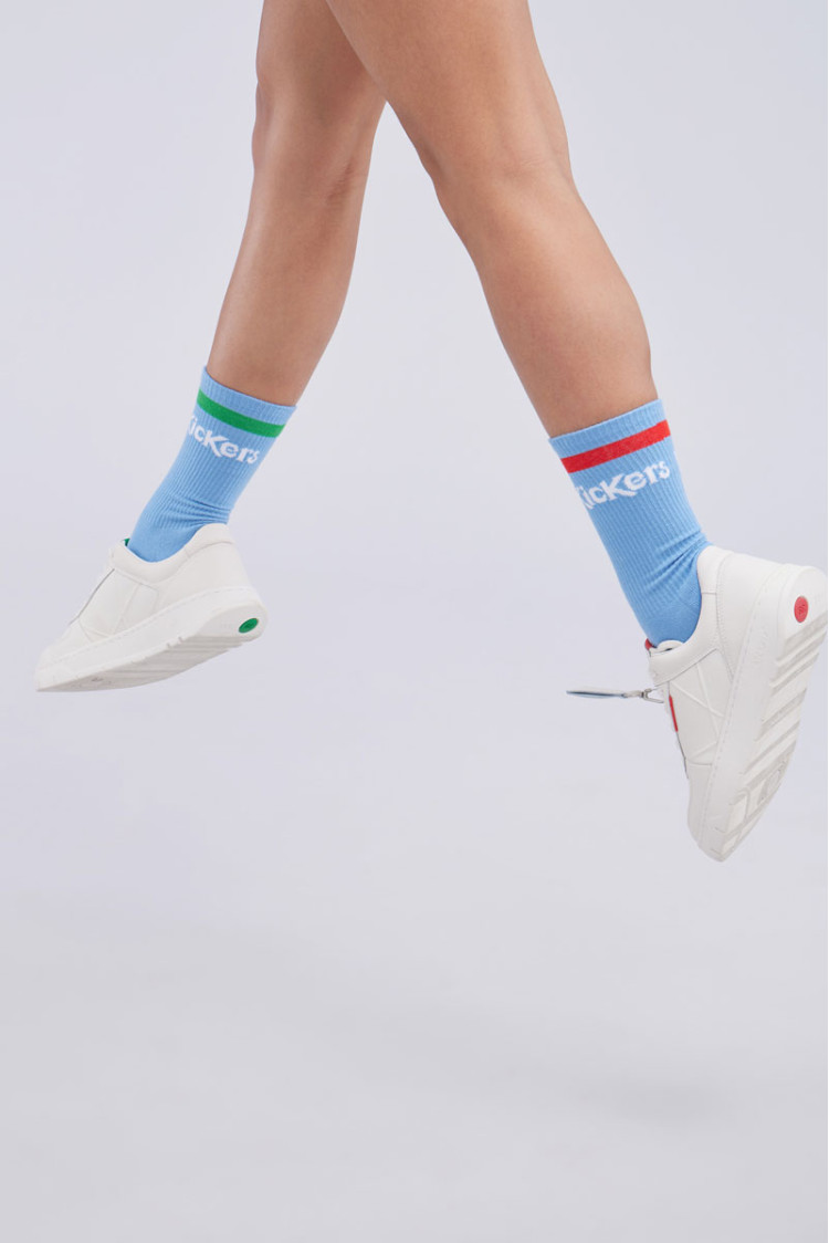 Organic Kick socks - Calcetines azul claro unisex - Kickers © Página ...